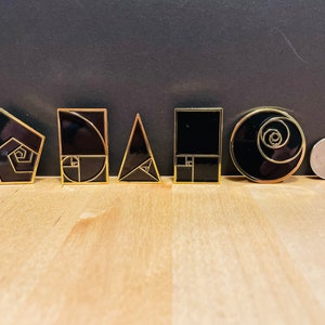 Golden Ratio Quad Spiral Pin 7 of 9 - Etsy