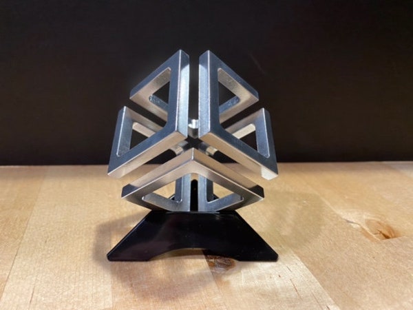 Tesseract Hypercube Infinity Mirror Art Sculpture Made to Order - Etsy ...