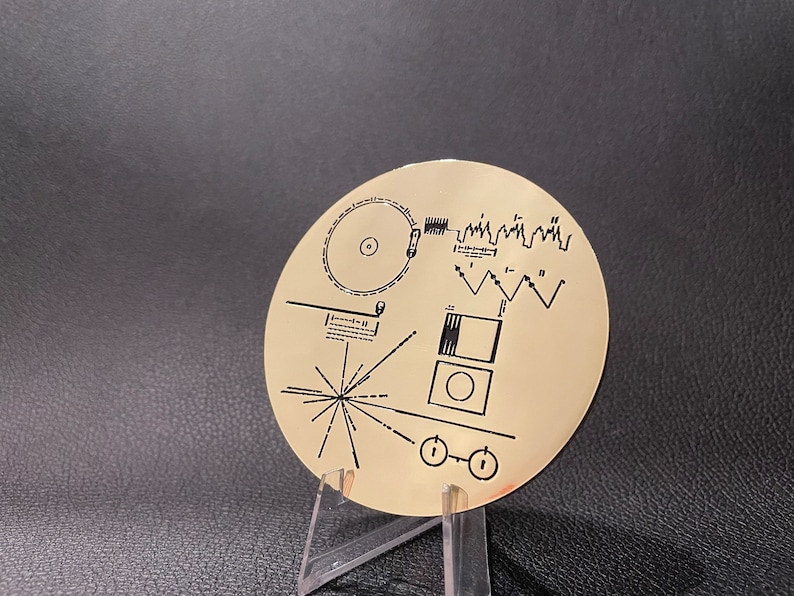 Voyager Golden Record Coin - Etsy