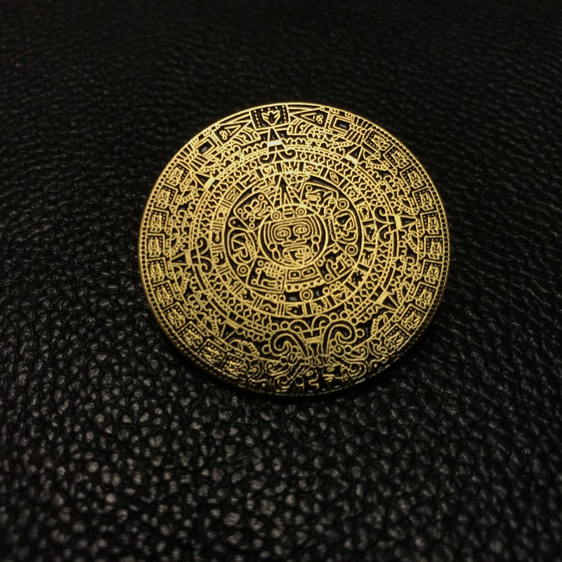 Gold Aztec Calendar - Etsy