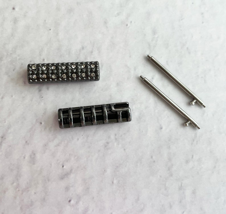20mm 22mm Bling Crystal Quick Release Adapter Watch Lugs With - Etsy