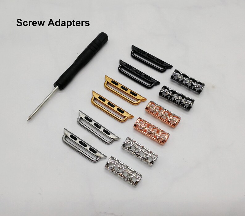 Apple Watch Band Adapter and Crown Bling Connector Iwatch - Etsy