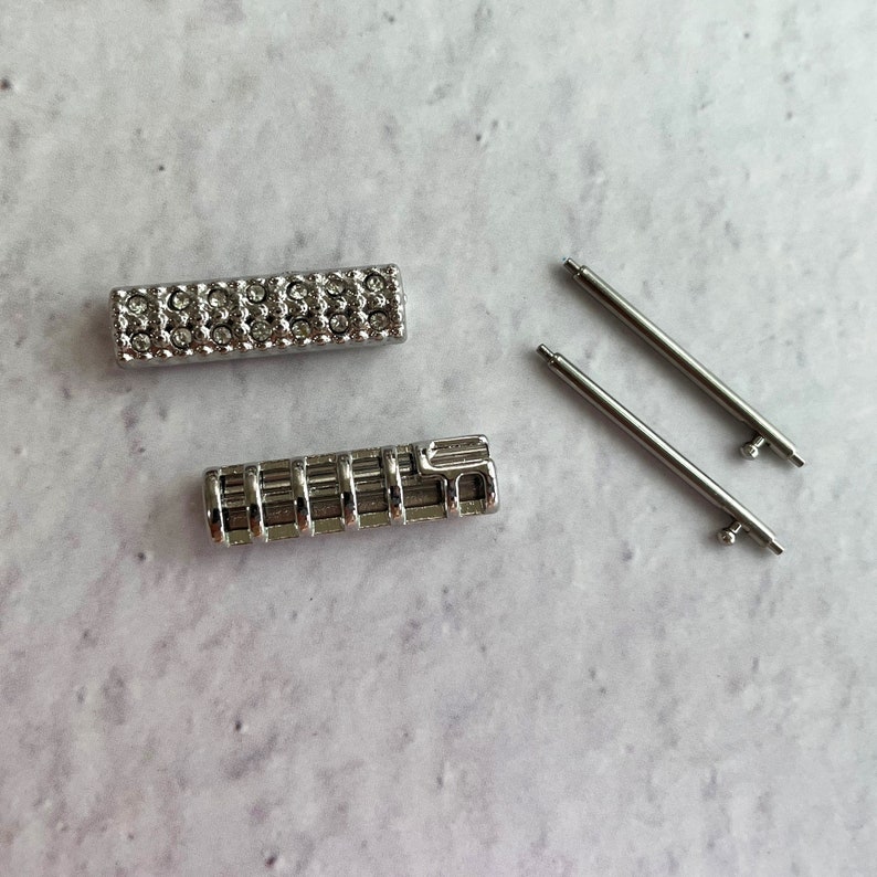 20mm 22mm Bling Crystal Quick Release Adapter Watch Lugs With - Etsy