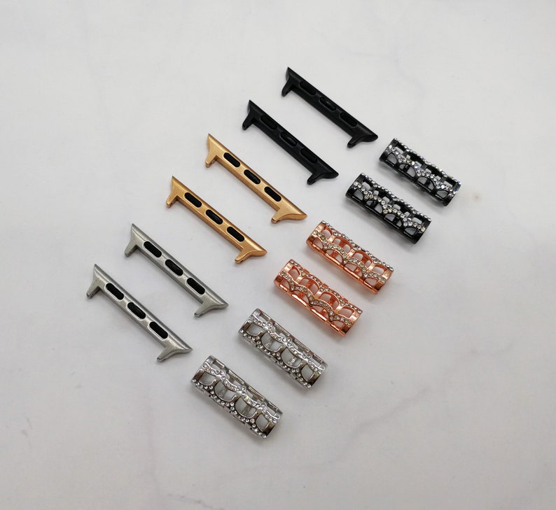Apple Watch Band Adapter and Crown Bling Connector Iwatch - Etsy Australia
