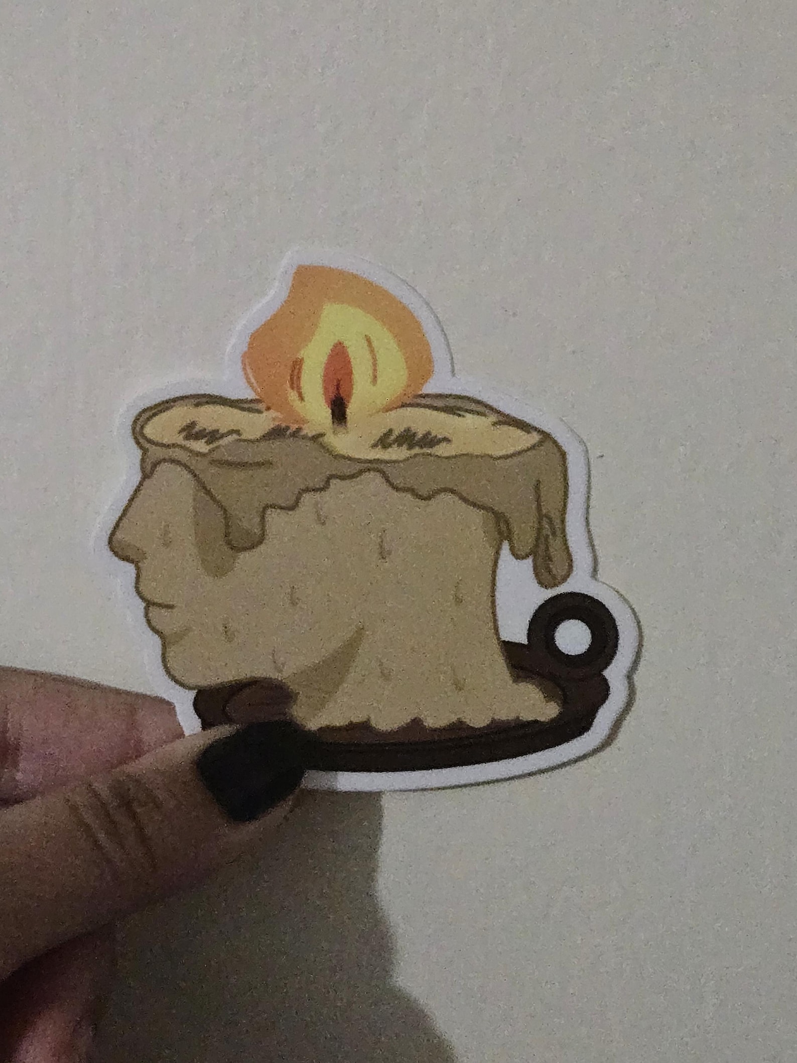Face the Flame Candle Sticker - Etsy