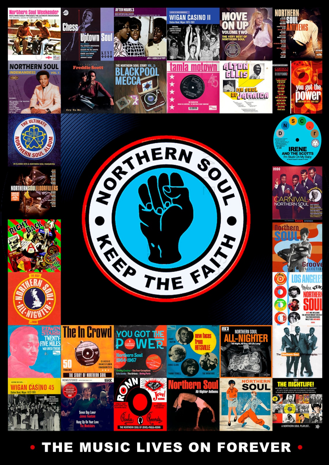 Best Northern Soul Poster Northern Soul Memorabilia Record Covers Wall ...