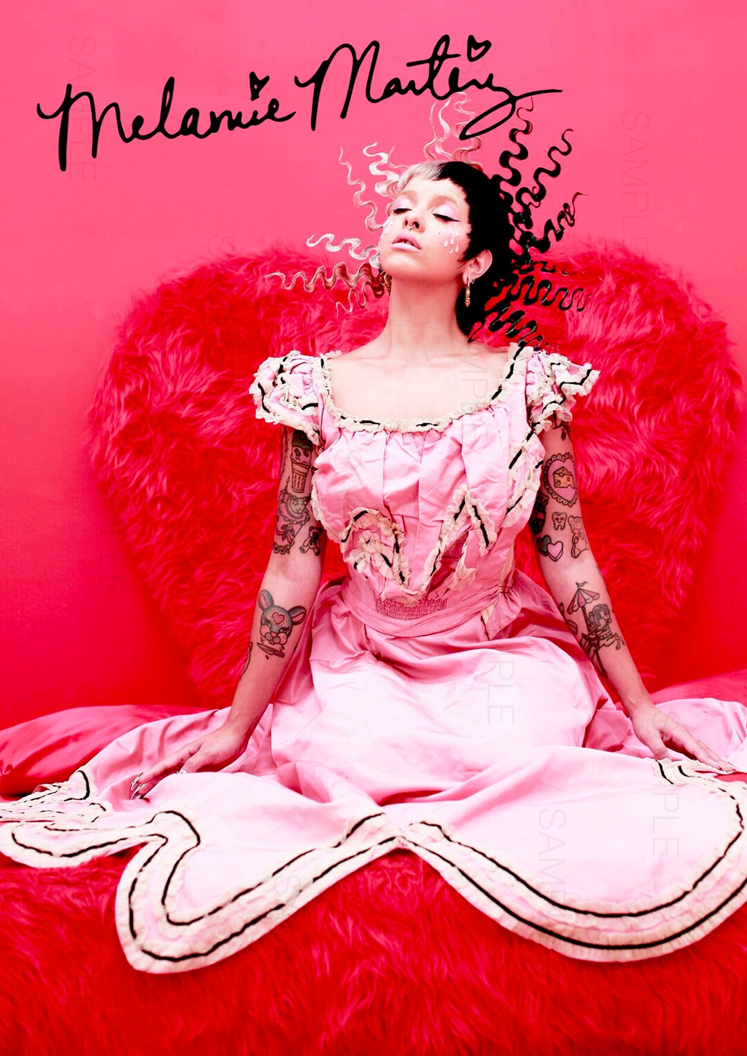Melanie Martinez Poster Wall Art Bedroom Art 3 Signed copy Memorabilia ...