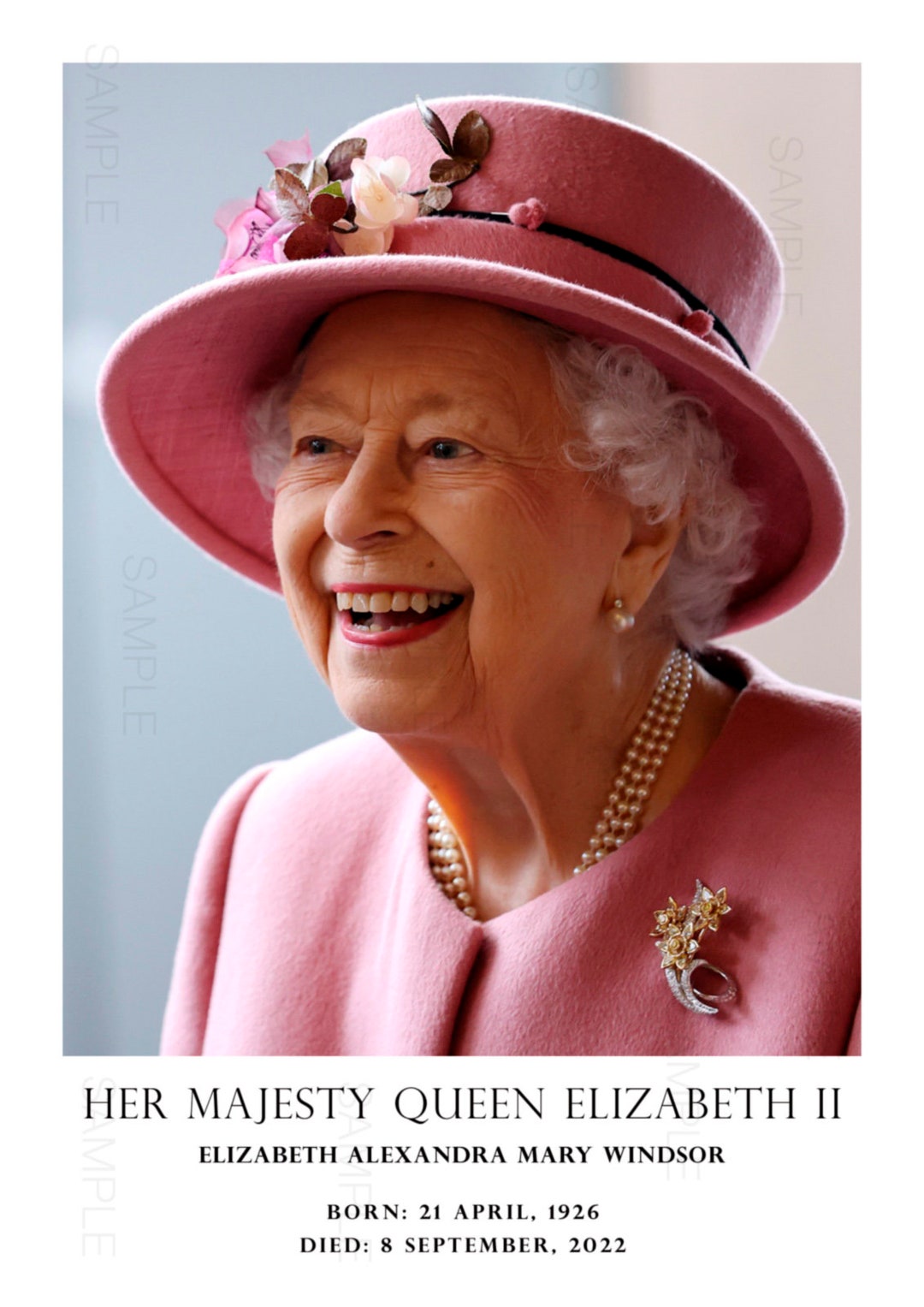 Best Selling Queen Elizabeth II Memorabilia Wall Art Print Poster A4 29 ...
