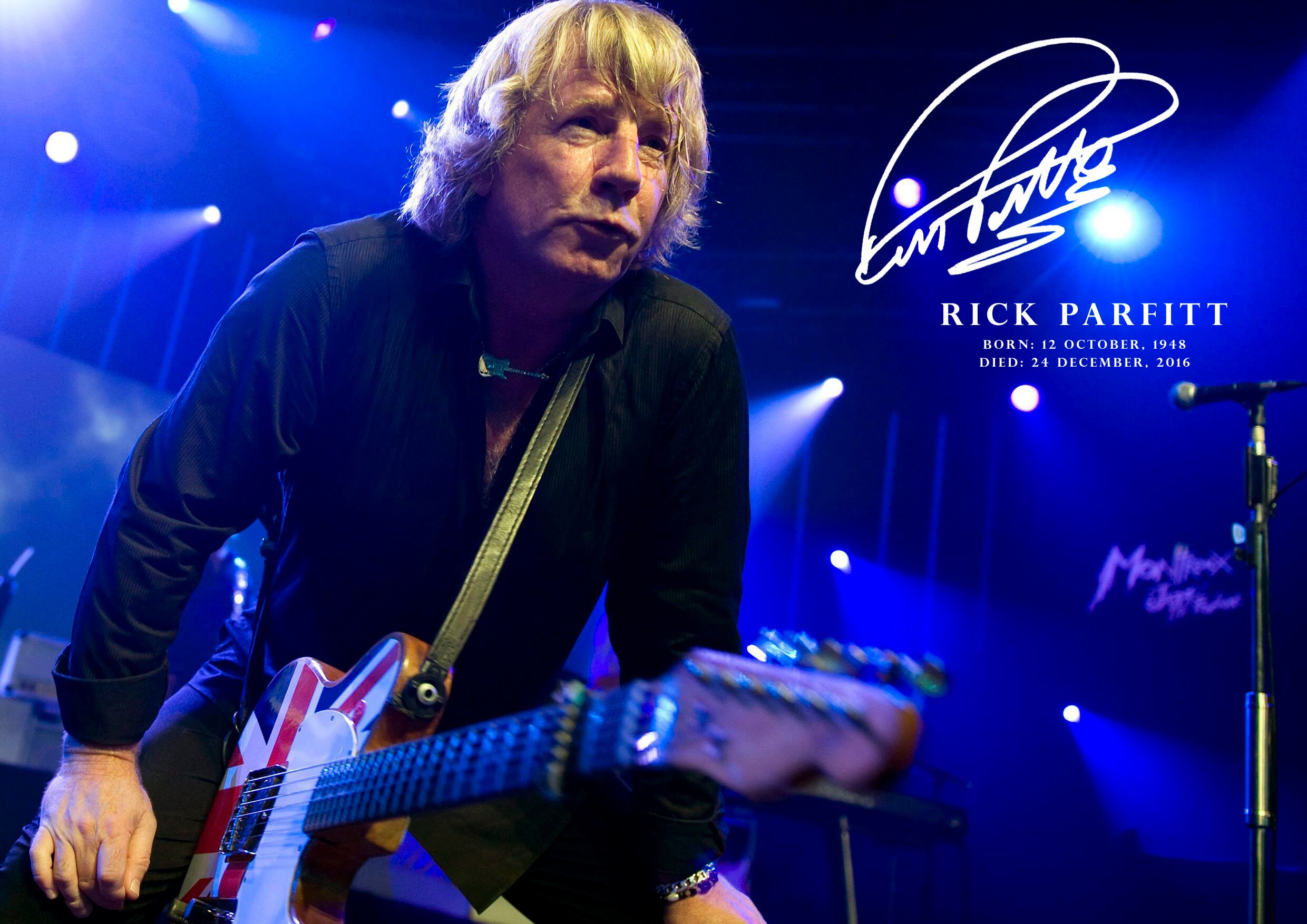 Rick Parfitt Poster Wall Art Print Status Quo Signed copy Tribute ...