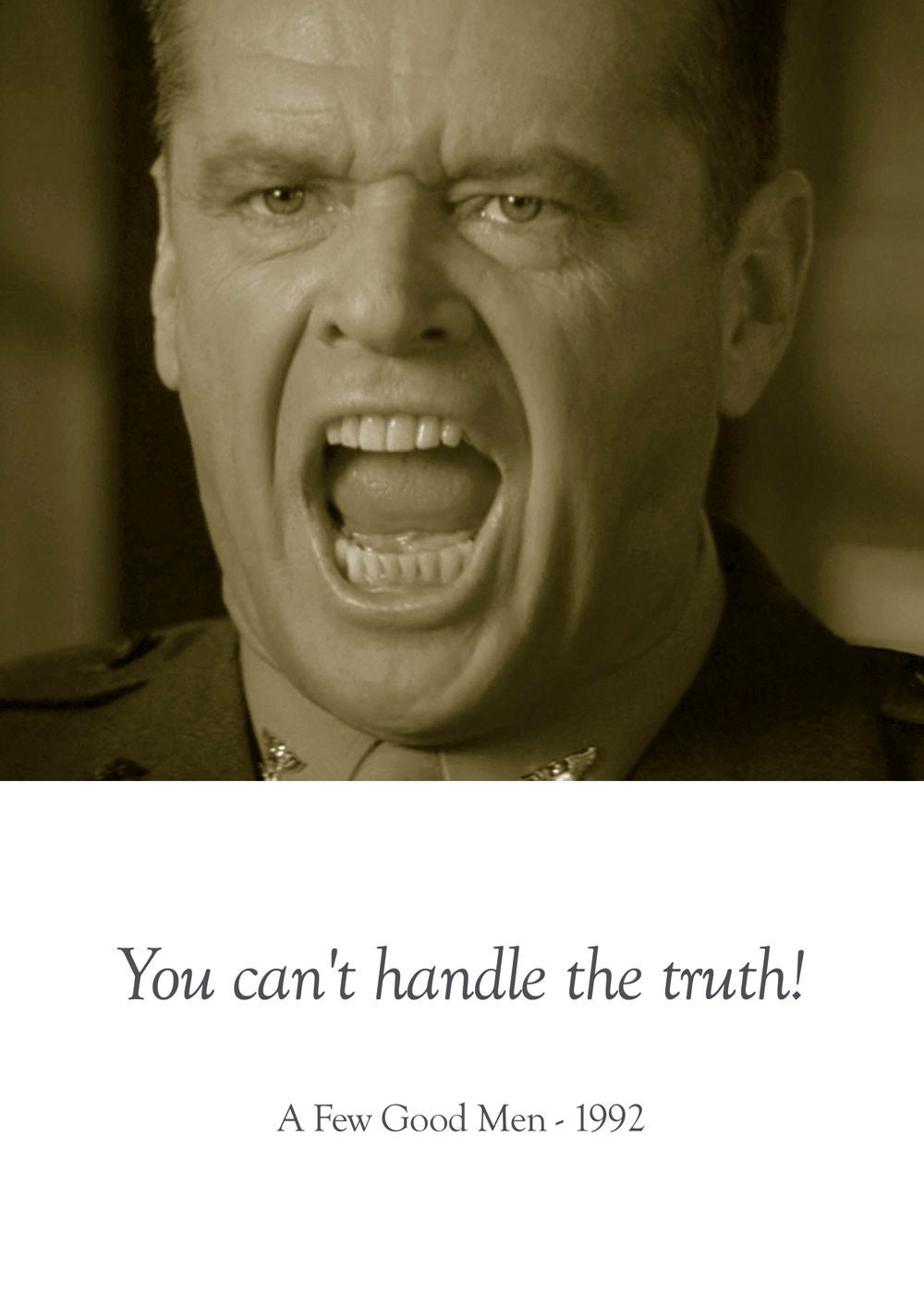 A Few Good Men 1992 Film Poster - Hollywood Movie Classic Film Poster ...