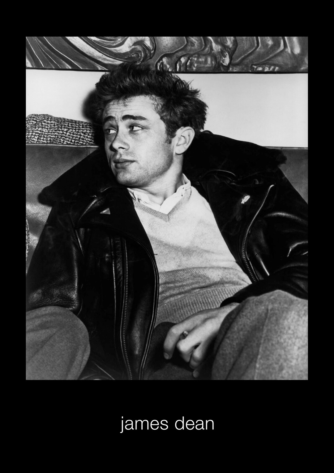 James Dean Poster Wall Art 1942 Poster Hollywood Movie Classic Movie ...
