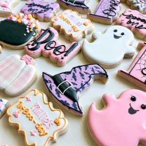 Spooky ONE Custom Cookies / Halloween Birthday Cookies 1 Dozen - Etsy
