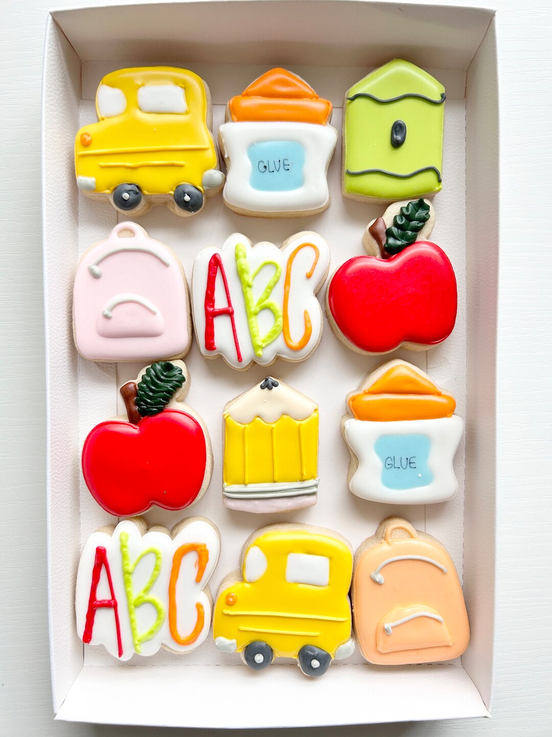 Back to School Mini Cookies / 12 Mini Cookies - Etsy