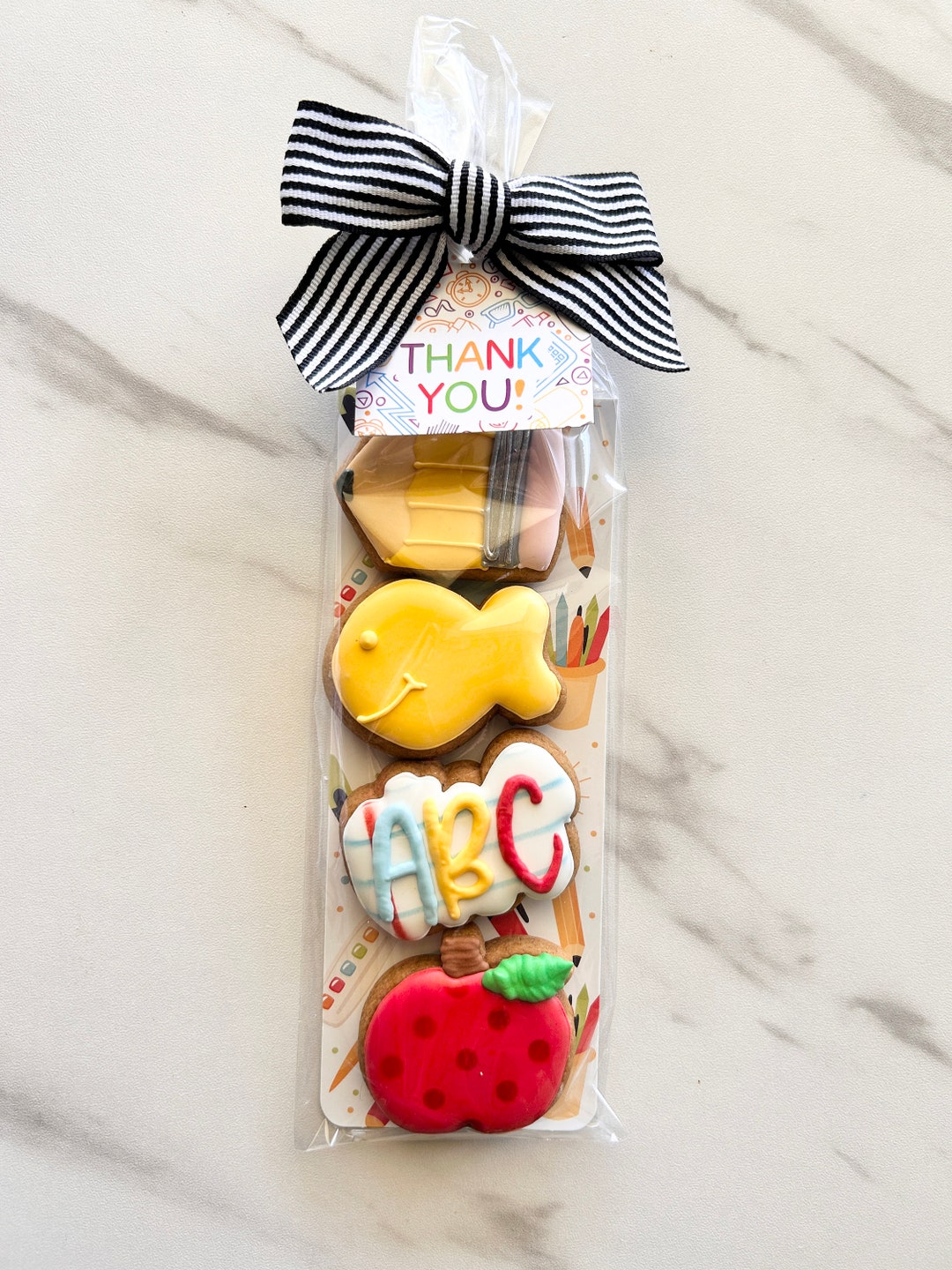 Teacher Appreciation Cookies / Back to School Mini Cookies - Etsy