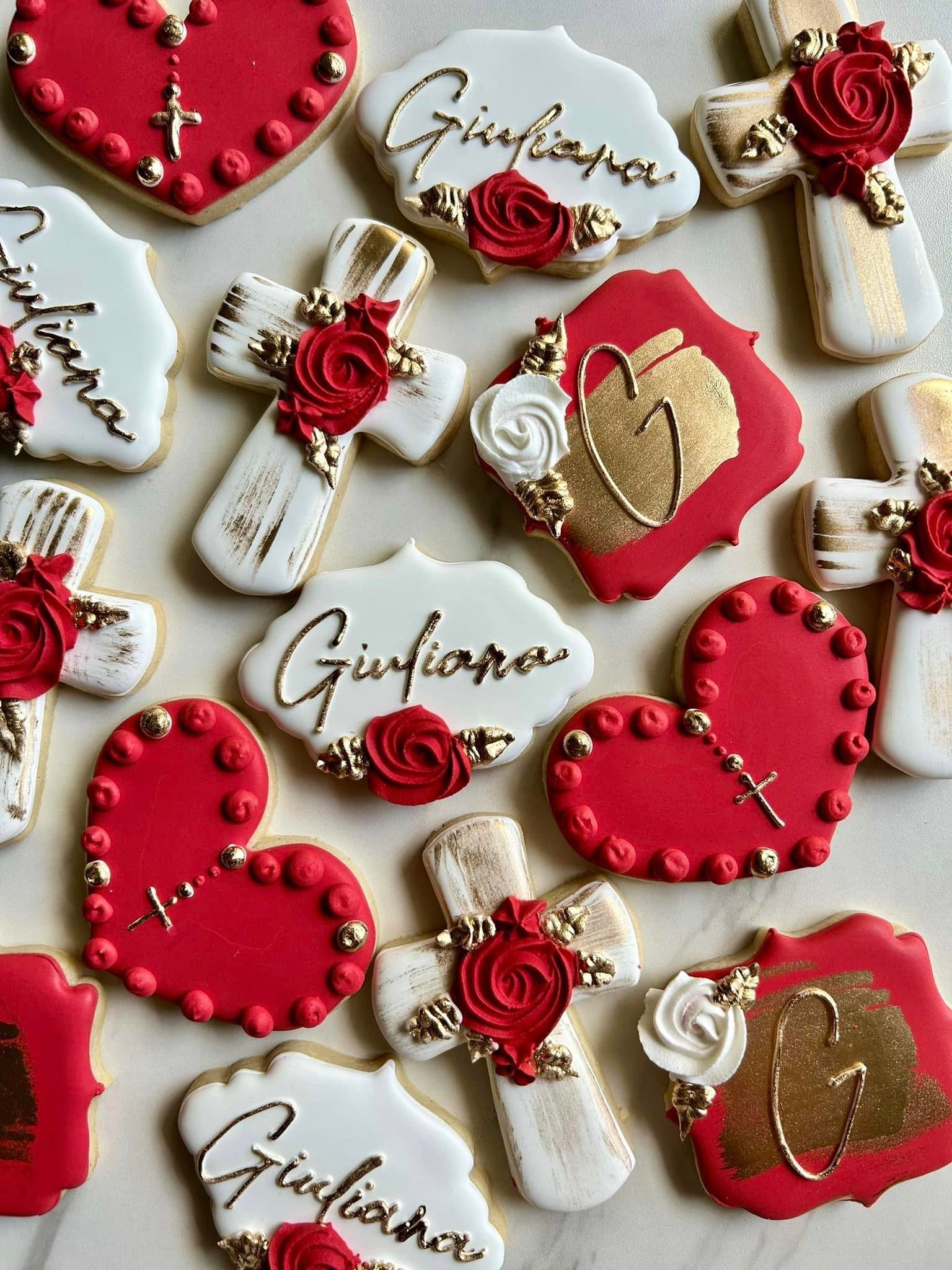 Christening/ Confirmation Cookies. Custom Sugar Cookies - Etsy