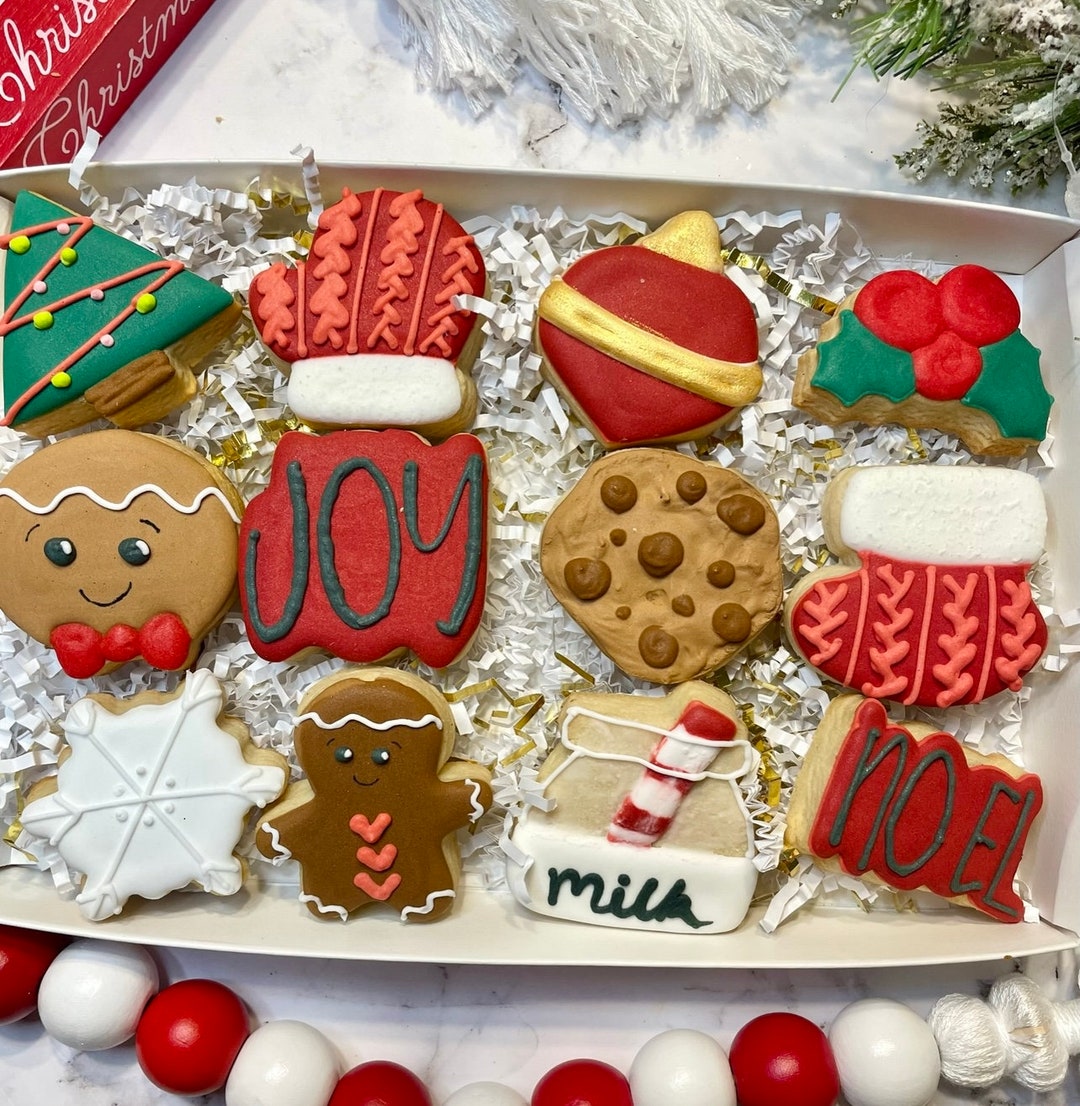 Christmas Mini Cookies - Etsy
