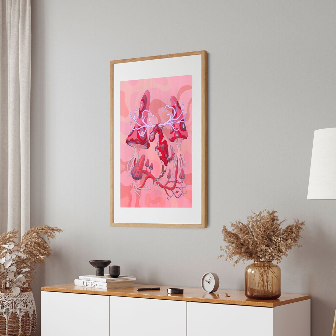 Spore Moose Art Digital Download Wall Decor Moose Art Print - Etsy