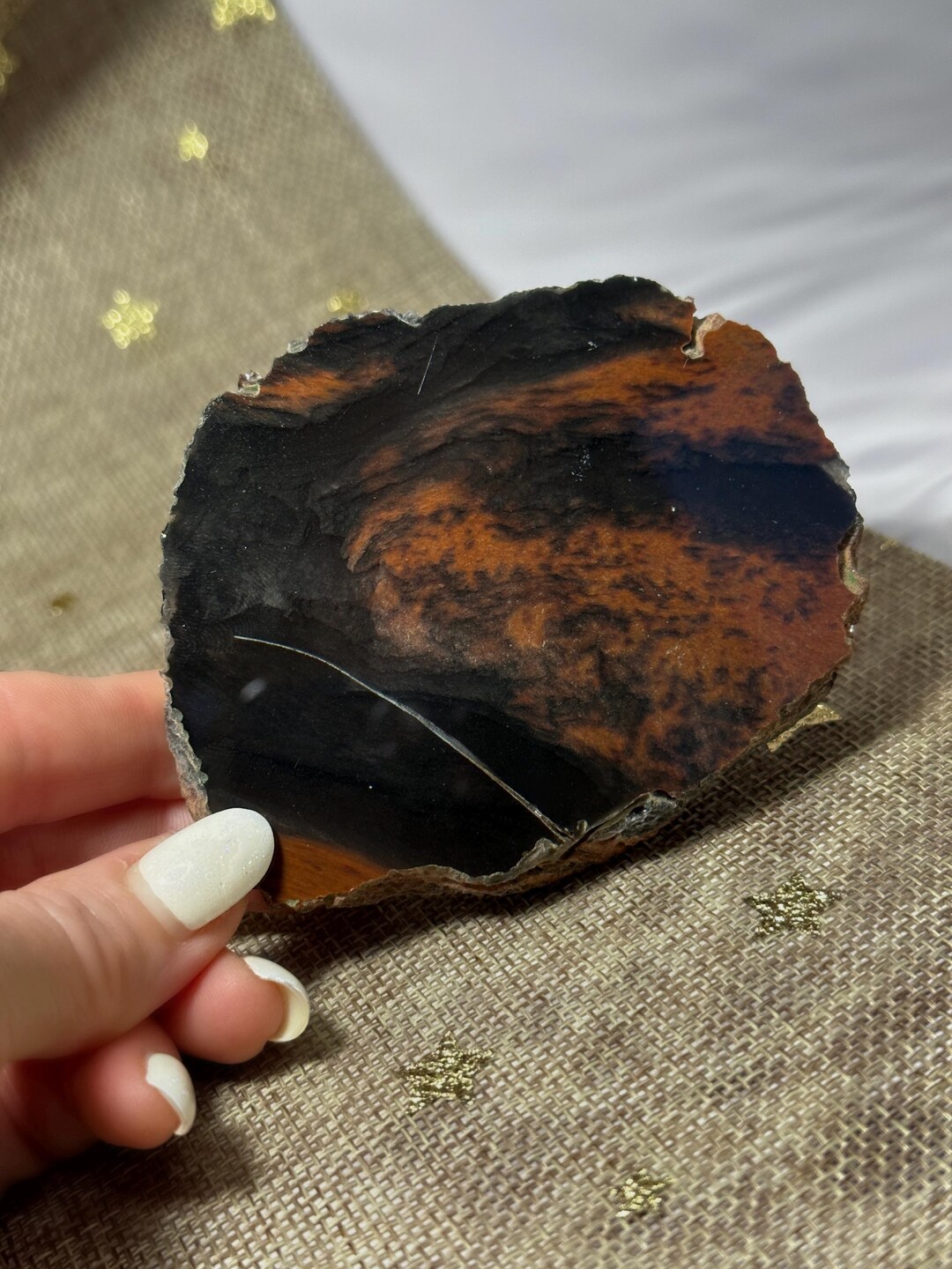 Obsidian Geode, Lithotherapy, Protective Stone - Etsy