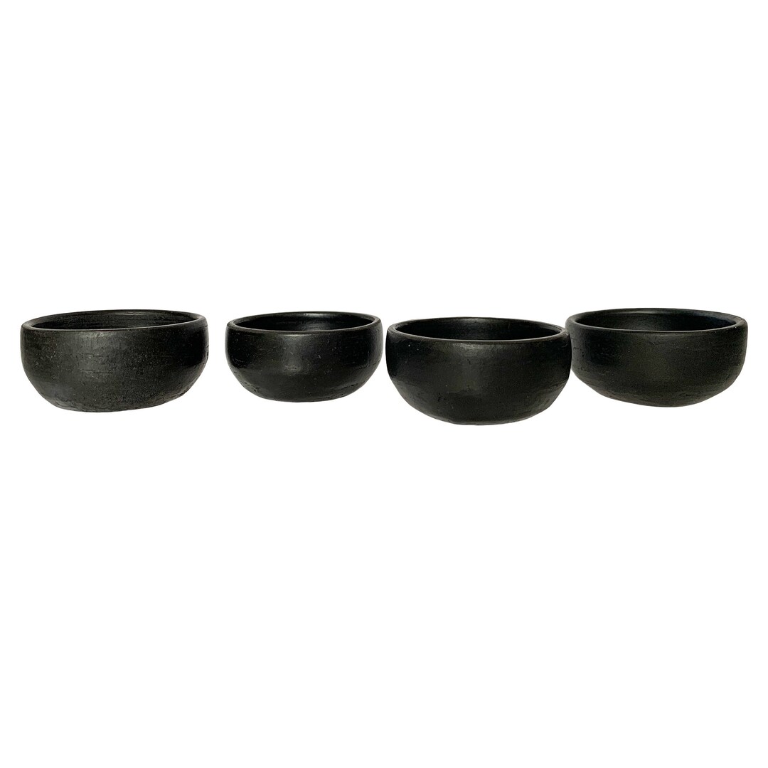 Black Clay Mezcal Copitas | Wide Mouth | Mezcal Cups | Barro Negro ...