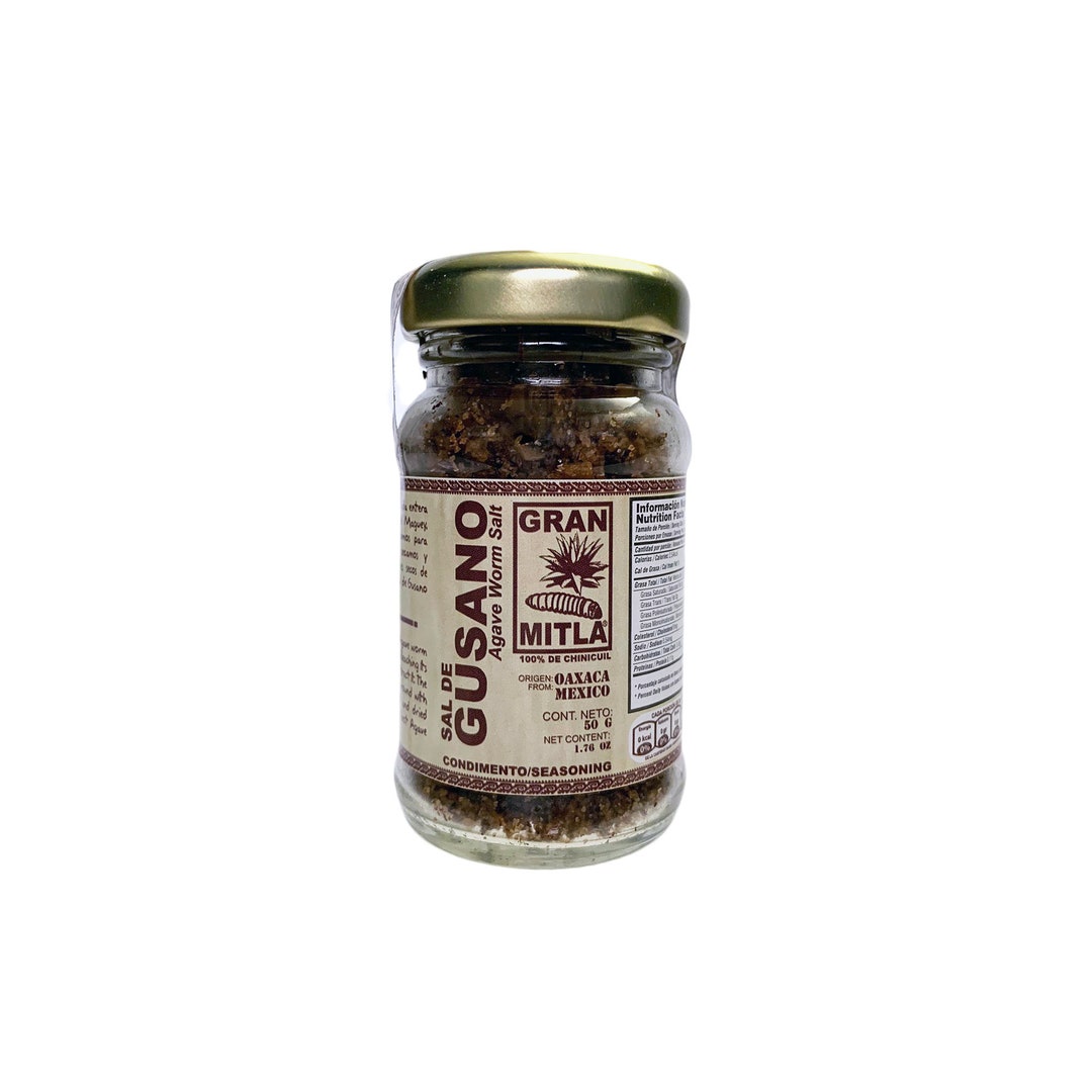 Gran Mitla - Sal De Gusano | Mezcal Salt | Agave Worm Salt 50g - Etsy