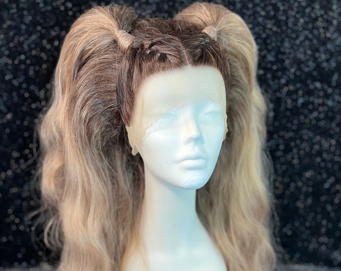 Braided Pig Tails Styled Lace Front Drag Queen Wig - Etsy