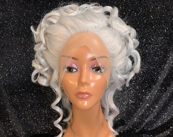 Curly Poodle Hairstyle Single Wig Synthetic Custom Wig Styled Lace ...