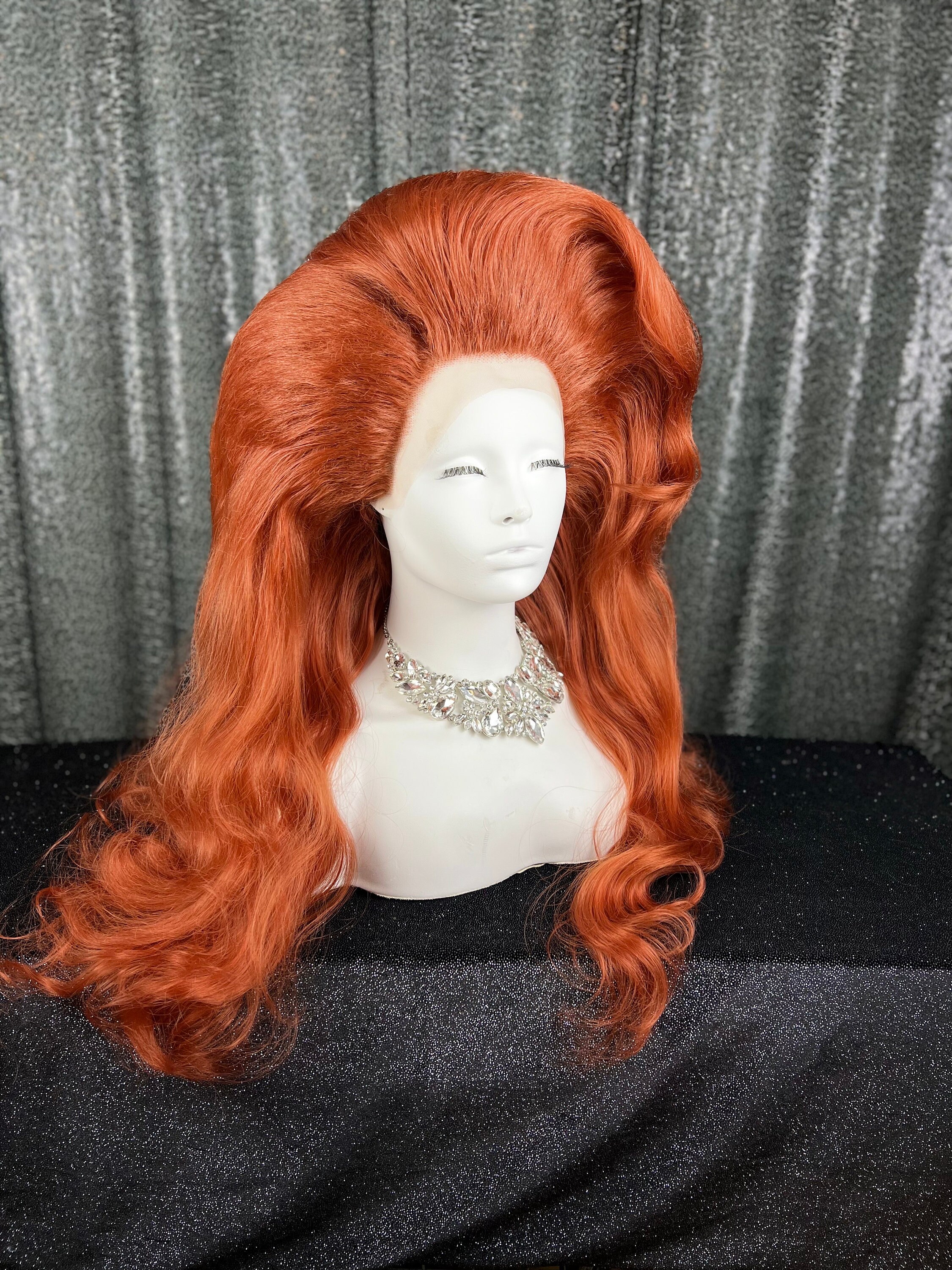 Classic Styled Lacefront Drag Queen Wig | Big and Beautiful | Single ...