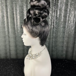 Sculpted & Swirled Hair Tower | Synthetic Custom Wig | Couture Sculpted ...