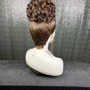 Drag Pageant Updo | High Curly Bun With Bang | Styled Lace Front Drag ...