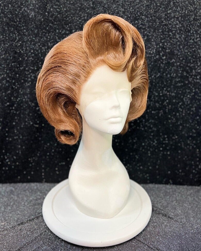 Elegant Lady Pageant Hair Styled Lace Front Drag Queen Wig - Etsy