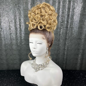 Drag Pageant Updo | High Curly Bun Styled Lace Front Drag Queen Wig ...