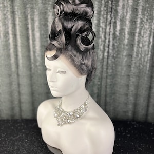 Sculpted & Swirled Hair Tower | Synthetic Custom Wig | Couture Sculpted ...