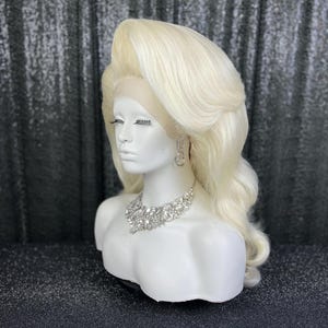 Big Marcel Wave Lace Front Wig | Drag Queen Wig | Custom Made Synthetic ...