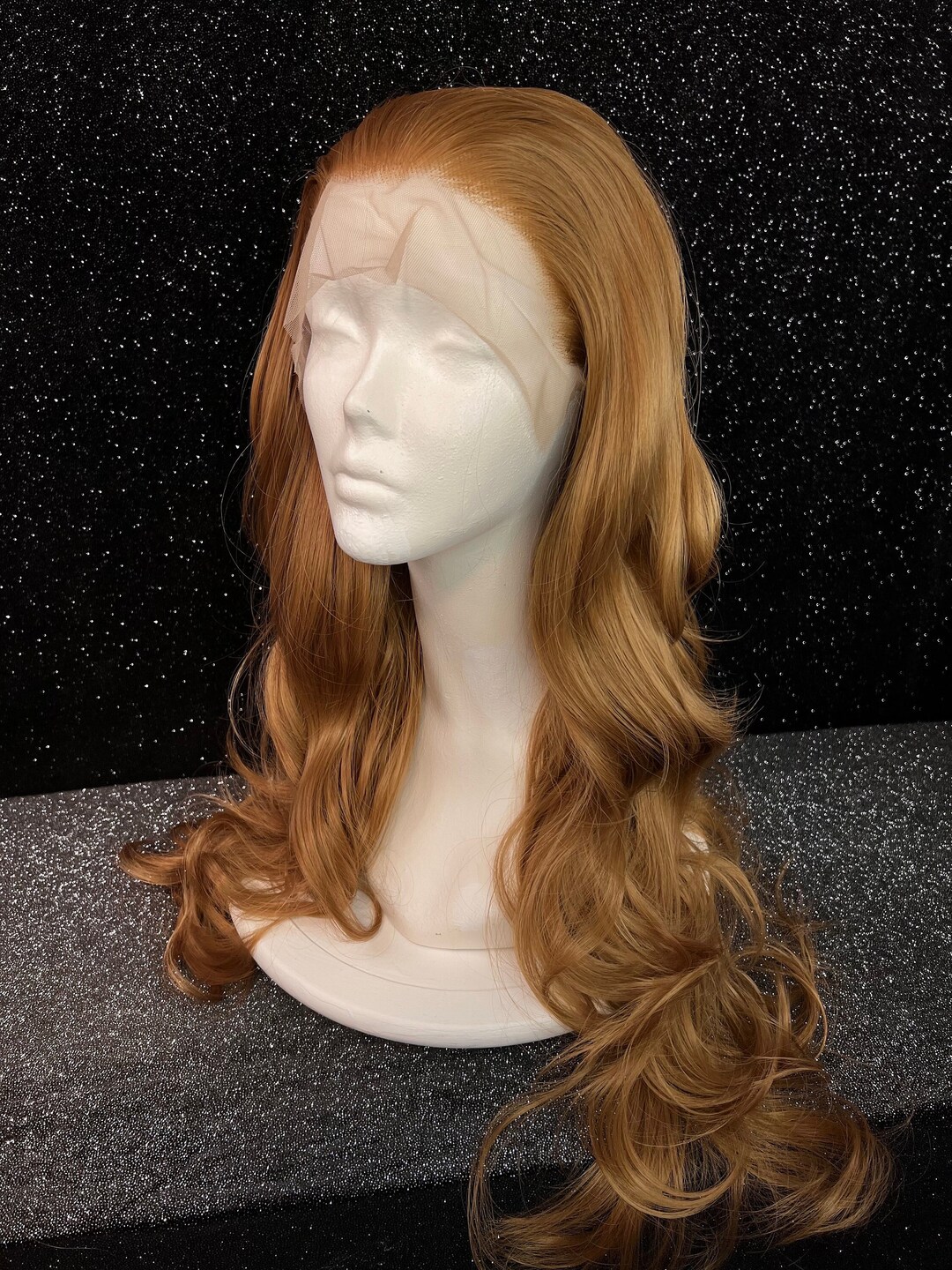 Light Brown Lace Front Wig Loose Curl Hair Drag Queen Wig Wigs for ...