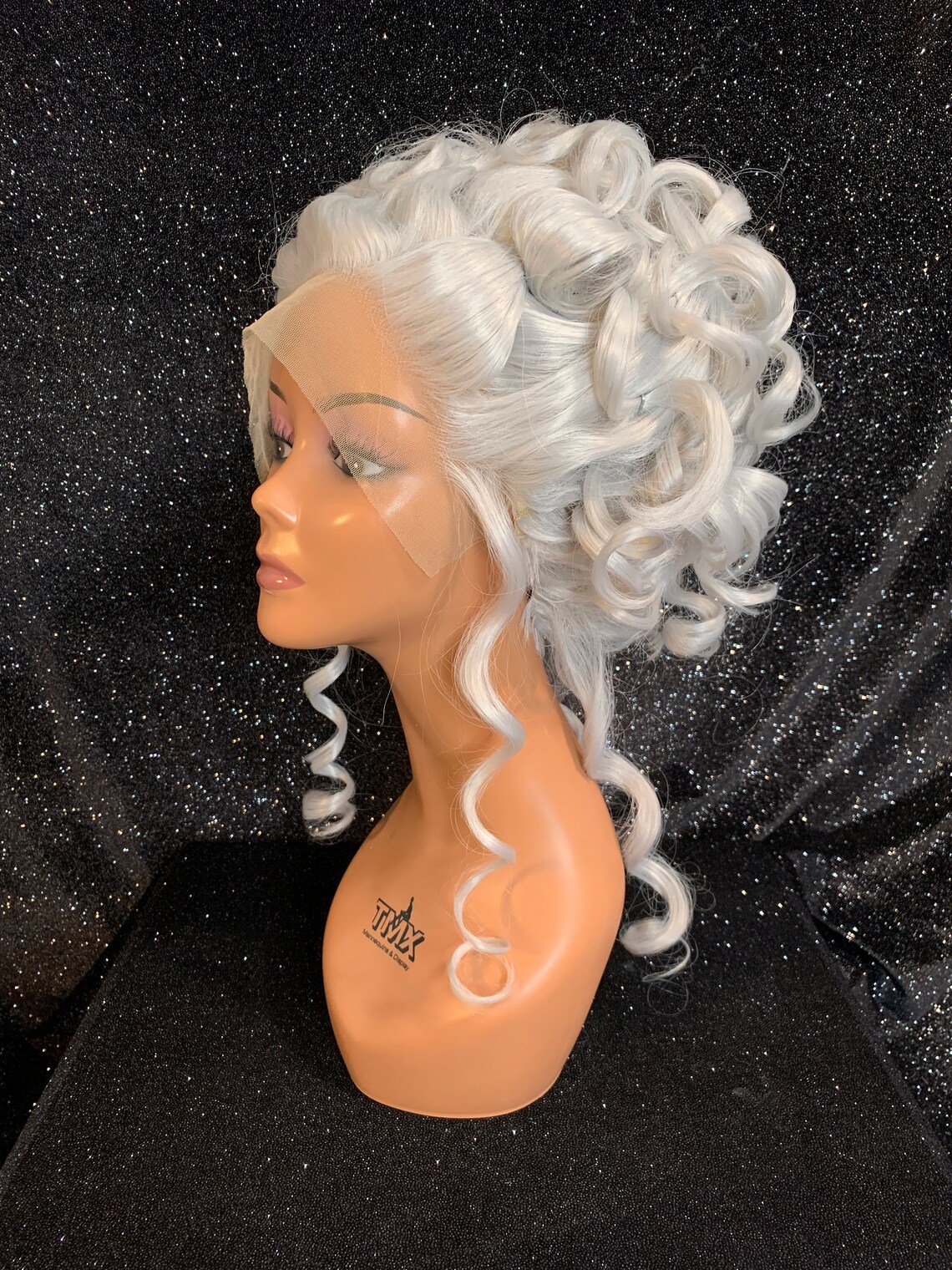 Curly Updo Hairstyle Single Wig Synthetic Custom Wig - Etsy