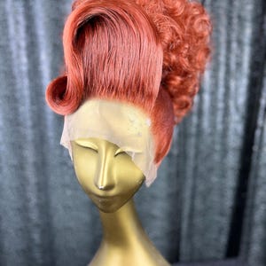 Big Curly Updo With Sculpted Bang | Styled Lace Front Drag Queen Wig ...