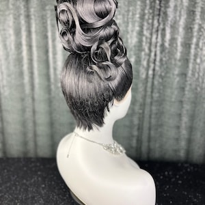 Sculpted & Swirled Hair Tower | Synthetic Custom Wig | Couture Sculpted ...