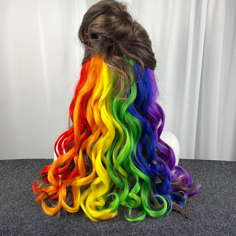 Rainbow Hair - Etsy