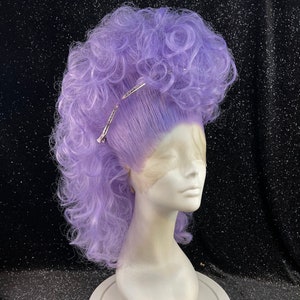Big and Curly Mullet Styled Lace Front Drag Queen Wig Single Wig ...