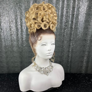 Drag Pageant Updo | High Curly Bun Styled Lace Front Drag Queen Wig ...