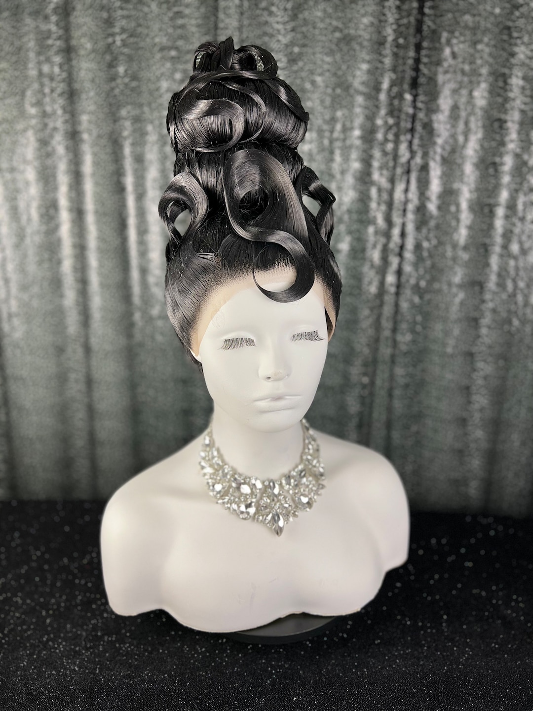 Sculpted & Swirled Hair Tower | Synthetic Custom Wig | Couture Sculpted ...