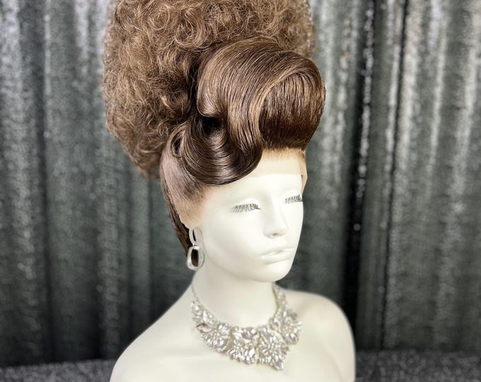 MADE TO ORDER 1950s Larissa Weems Wig, Wednesday Wig, Midcentury White ...