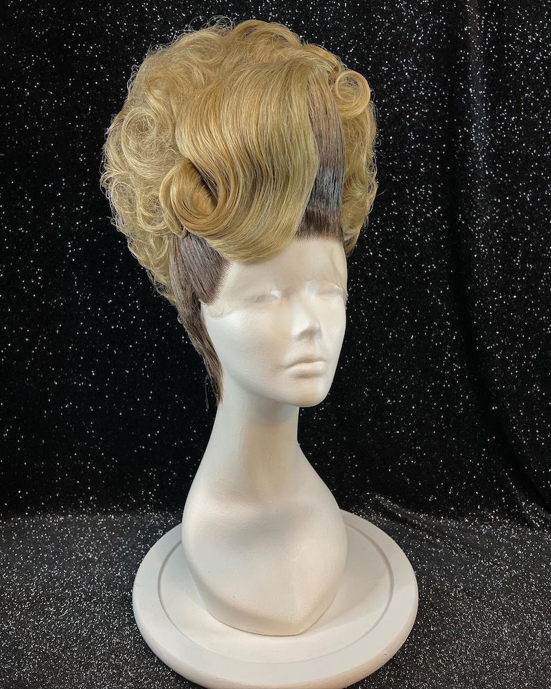 Big Curly Updo With Sculpted Bang Styled Lace Front Drag - Etsy