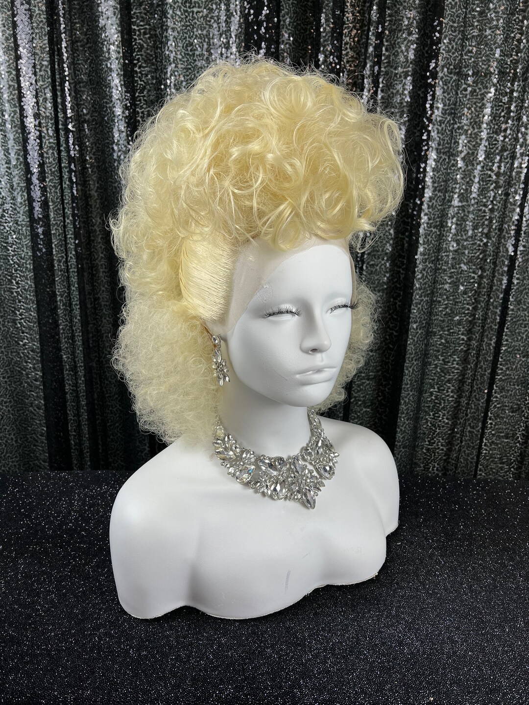 Curly Poodle Hairstyle | Single Wig | Synthetic Custom Wig | Styled ...