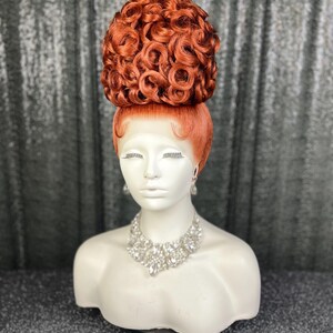 Drag Pageant Updo | High Curly Bun Styled Lace Front Drag Queen Wig ...