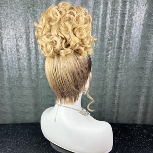 Drag Pageant Updo High Curly Bun Styled Lace Front Drag Queen Wig ...
