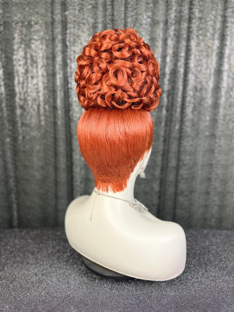 Drag Pageant Updo | High Curly Bun Styled Lace Front Drag Queen Wig ...