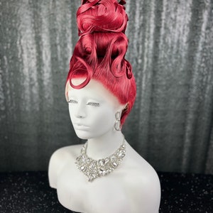 Sculpted & Swirled Hair Tower | Synthetic Custom Wig | Couture Sculpted ...