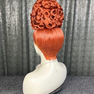 Drag Pageant Updo | High Curly Bun Styled Lace Front Drag Queen Wig ...