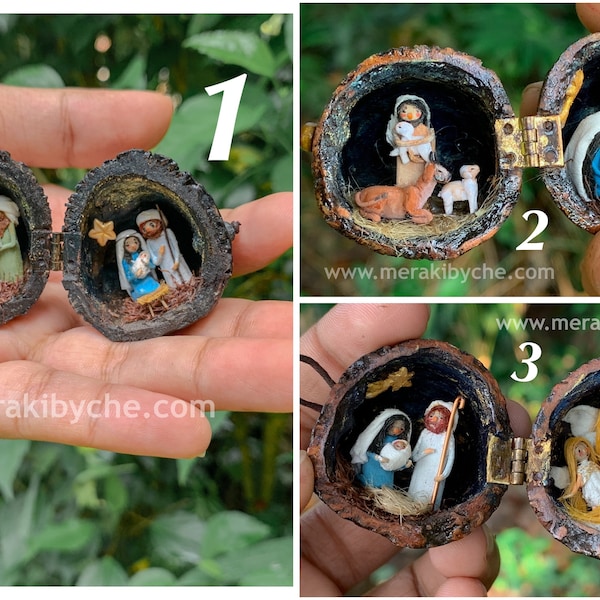 Miniature Nativity - Etsy